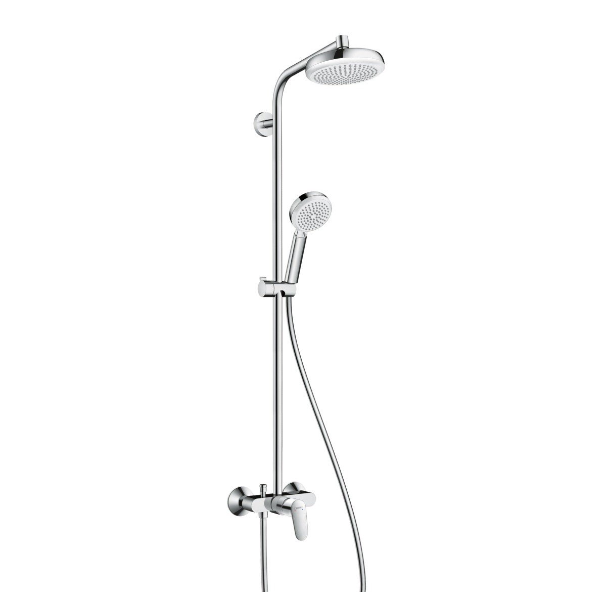 Hansgrohe Crometta Showerpipe 160 1jet 27266400 Душевая система (хром ...