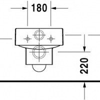 Подвесной унитаз Duravit Vero 221709 08, в магазине сантехники Сантехмаг.Ру