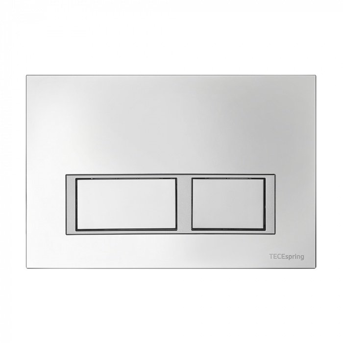 TECE TECESpring 9940201 Накладная панель смыва для унитаза (хром глянцевый), купить в магазине ...