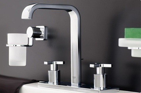 grohe allure 20143 000 Смеситель для раковины на три отверстия (хром ...