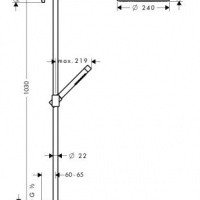 Душевая система 27167000 Hansgrohe Raindance Showerpipe с термостатом ...