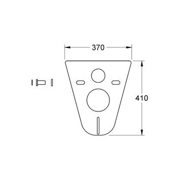 Grohe 37131000 Звукоизоляционный комплект, купить в магазине сантехники ...