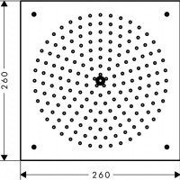 Hansgrohe Raindance Air 1 jet Ecosmart 26481000 Верхний душ (хром), в ...