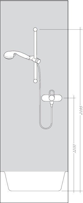 Hansgrohe Unica Crometta 27615000 Штанга для душа (хром), в магазине ...