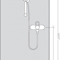 Hansgrohe Unica Crometta 27615000 Штанга для душа (хром), в магазине ...