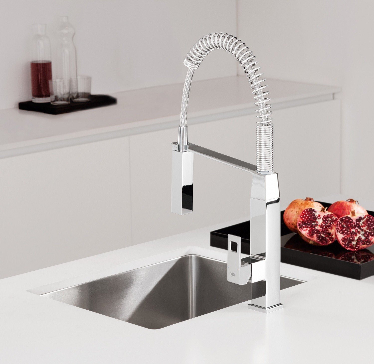Grohe Eurocube 31395000 Высокий смеситель для кухни (хром), купить в ...