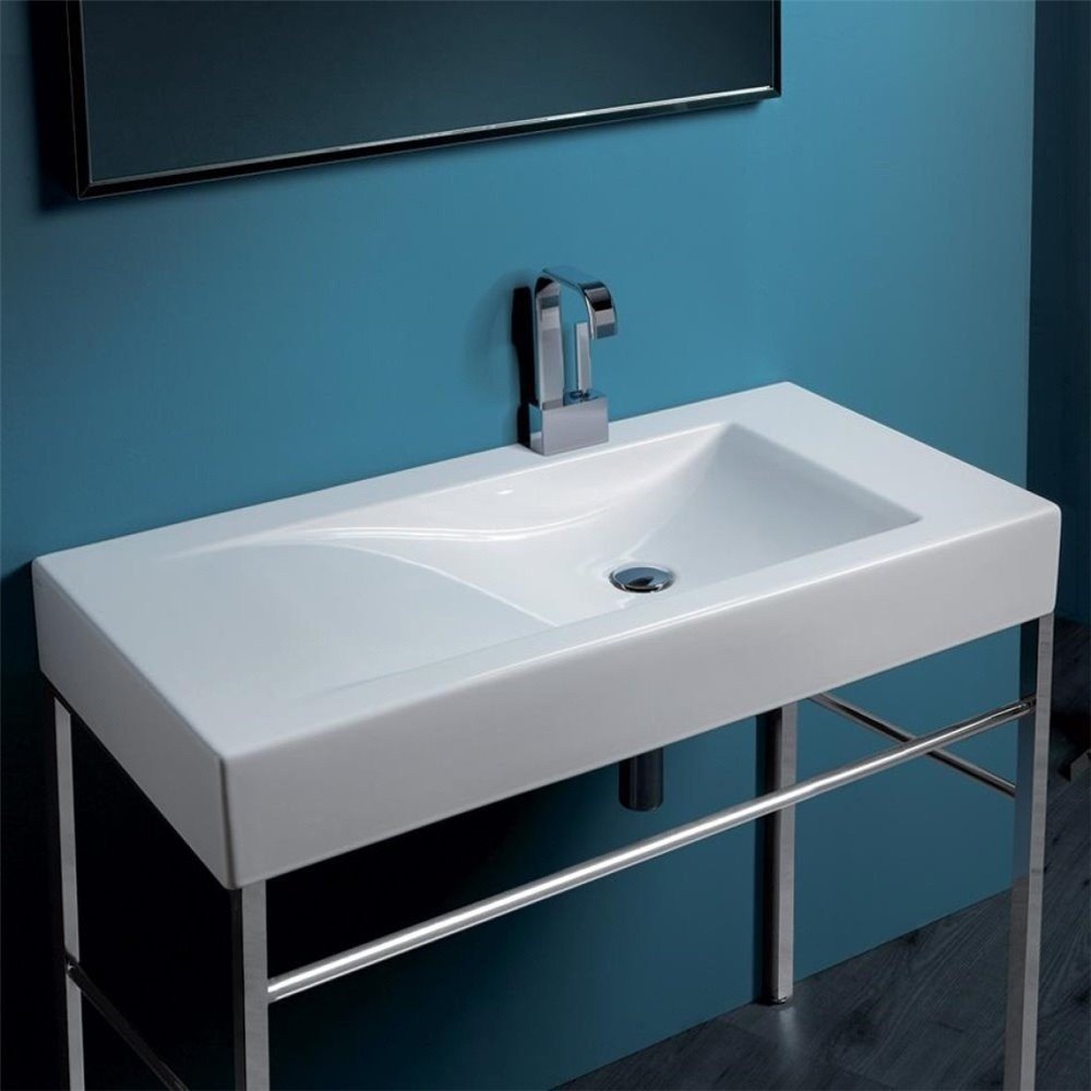 SIMAS Frozen FZ12*0 - Раковина для ванной комнаты 100*50 см, без ...