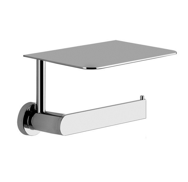 Gessi Emporio 38855.031 Держатель для туалетной бумаги с полочкой (хром ...
