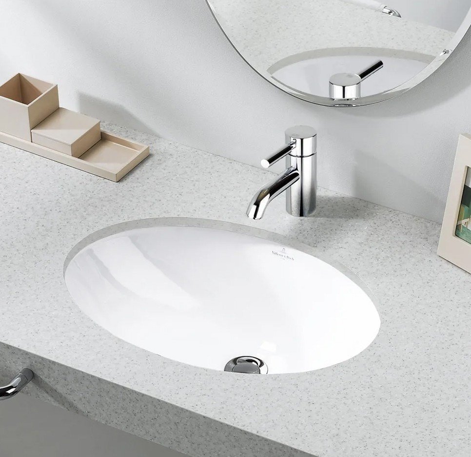 Villeroy&Boch Evana 614400R1 Врезная раковина 61*41 см | монтаж снизу ...