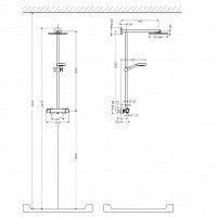 Hansgrohe Raindance 27160000 - Душевая система Showerpipe 240 Air 1jet ...