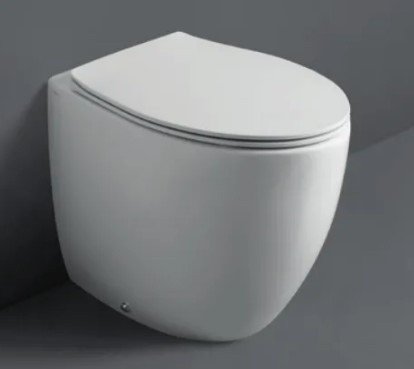 SIMAS BORMIO BR01 Унитаз приставной, напольный, безободковый (белый), купить в магазине ...