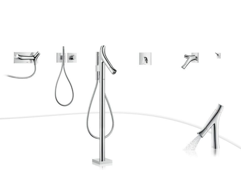 Axor Starck Organic 12015140 Смеситель для раковины настенный ...