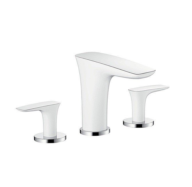 Hansgrohe PuraVida 15448400 Смеситель на борт ванны (хром/белый ...