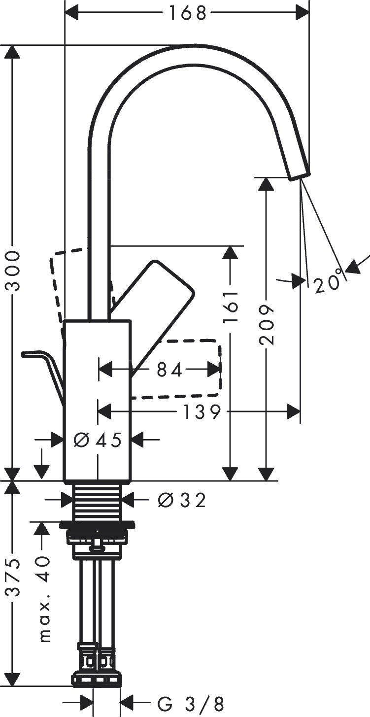 Hansgrohe Vivenis 75030000 Смеситель для раковины хром, купить в ...