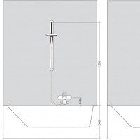 Hansgrohe Raindance Unica'S 27636000 Штанга для душа (хром), в магазине ...