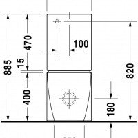 Duravit Starck 2 2129090000 Унитаз компакт (белый), в магазине ...