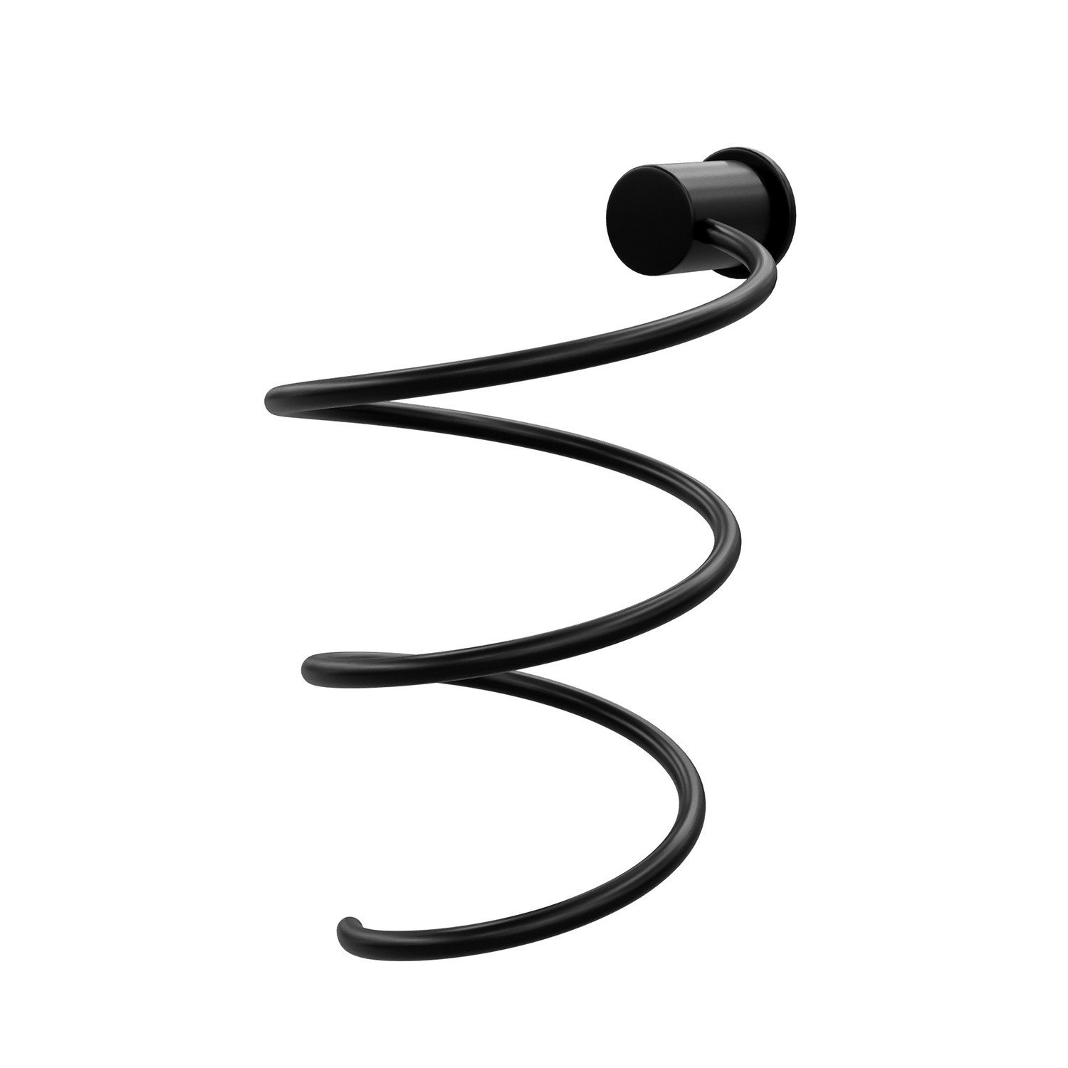 WasserKRAFT K-1080BLACK Держатель для фена (чёрный матовый), купить в ...