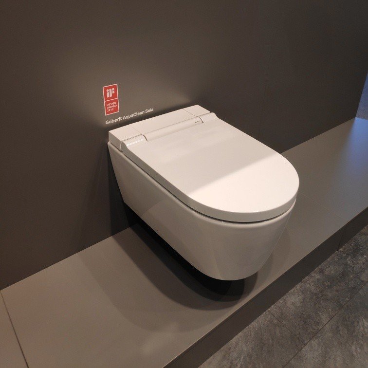 GEBERIT AquaClean Sela 146.224.11.1 Унитаз-биде подвесной, купить в магазине сантехники Сантехмаг.Ру