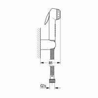 Гигиенический душ 27812IL1 GROHE Tempesta-F, купить в магазине ...