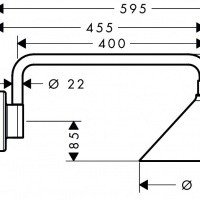 Axor Showerpipe Front 26021000 Верхний душ (хром), в магазине ...