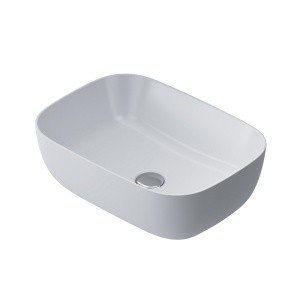 Bravat Source C22250W-ENG Раковина накладная 506*395 мм (Белый ...