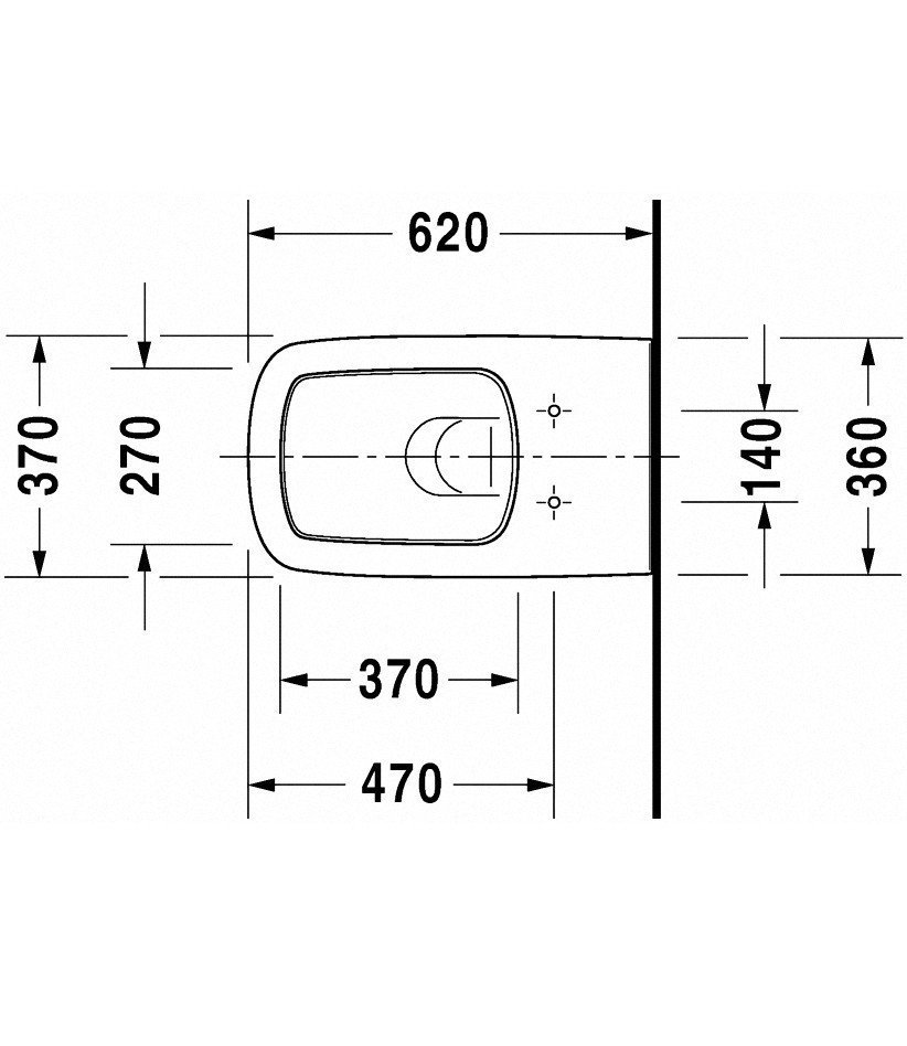 Duravit DuraStyle 253709 00 00 Унитаз подвесной (белый), в магазине ...