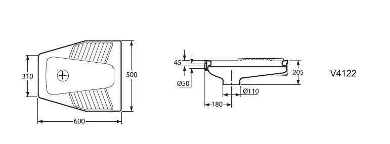 Ideal Standard NONCELLO V412201 Турецкий унитаз | Чаша генуя, в ...
