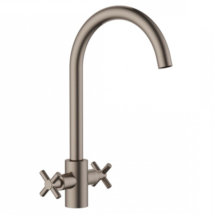 Damixa Neo Classic 280000000 Высокий смеситель для кухни (никель сатин ...