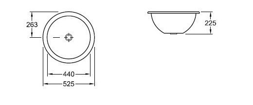 Раковина 61804301 VILLEROY&BOCH Loop Friends, в магазине сантехники ...