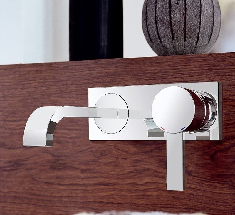 GROHE Allure 19309000 Настенный смеситель для раковины на два отверстия ...