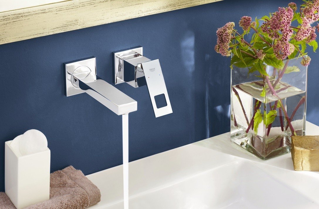 GROHE Eurocube 23447000 Настенный смеситель для раковины, купить в ...