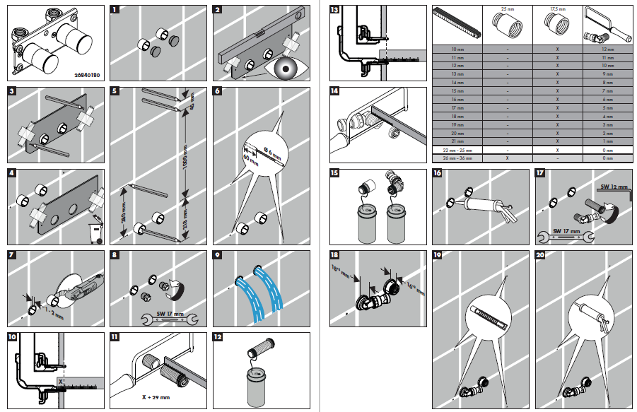 Hansgrohe Rainfinity Showerpipe 360 26842700 Душевая система, купить в ...