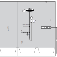 Hansgrohe Rainfinity Showerpipe 360 26842700 Душевая система, купить в ...