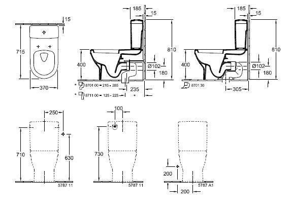 Villeroy&Boch Architectura 56861001 Унитаз напольный (белый альпийский ...