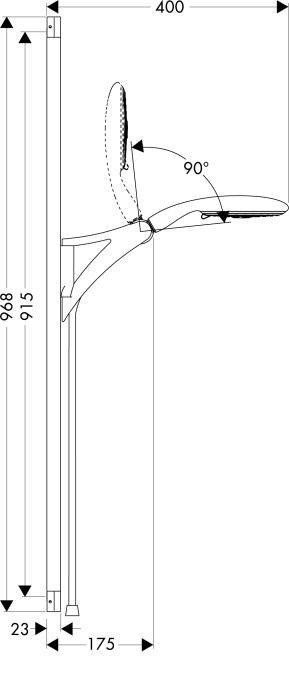 Hansgrohe Raindance E 150 EcoSmart/Unica'S 27657000 Душевой гарнитур ...