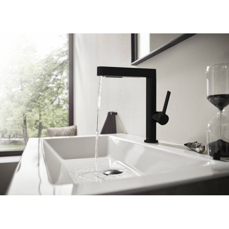 Hansgrohe Finoris 76063670 Высокий смеситель для раковины с вытяжным ...