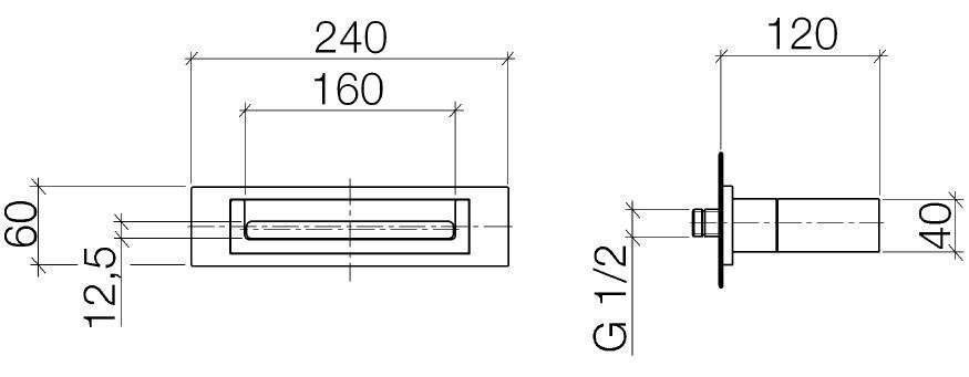 Dornbracht WATER FALL 13 420 979 Излив-каскад 1/2" (хром), в магазине ...