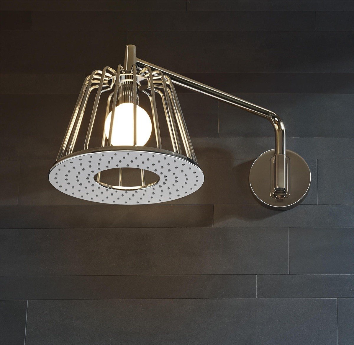 AXOR LampShower 26031000 Верхний душ - настенный Ø 275 см (хром), в ...