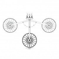 AXOR LampShower 26031000 Верхний душ - настенный Ø 275 см (хром), в ...