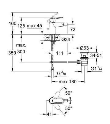 GROHE BauEdge 23331000 Смеситель для биде, в магазине сантехники ...