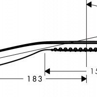 Hansgrohe PuraVida 120 1jet 28558400 Ручной мини-душ (хром/белый), в ...