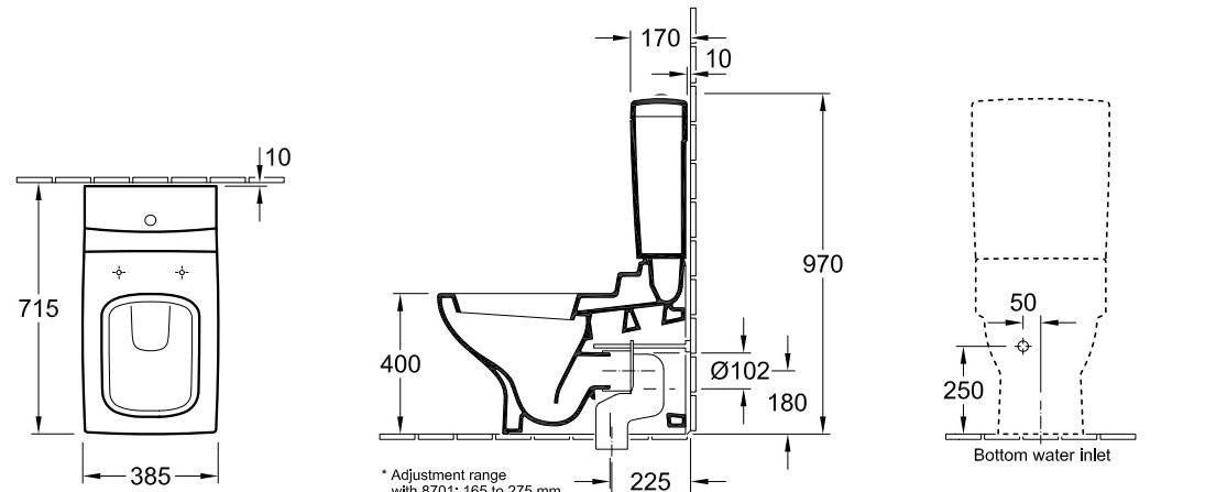 Унитаз напольный 564710R2 VILLEROY&BOCH LA BELLE, купить в магазине ...
