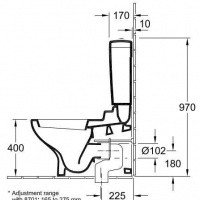 Унитаз напольный 564710R2 VILLEROY&BOCH LA BELLE, купить в магазине ...