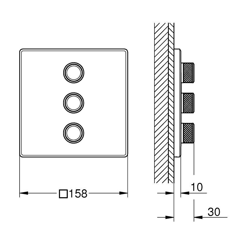 Grohe Grohtherm SmartControl 29127000 Переключатель потоков, дивертор ...