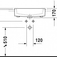 Duravit Vero 0314550000 Раковина на 55 см, в магазине сантехники ...