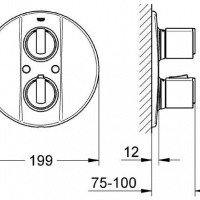 GROHE Grohtherm 2000 19242000 Термостат для ванны (хром), купить в ...