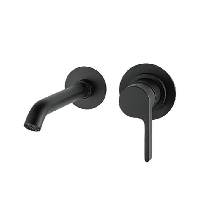 Webert DoReMi DR830606560 Настенный смеситель для раковины (чёрный матовый), купить в магазине ...