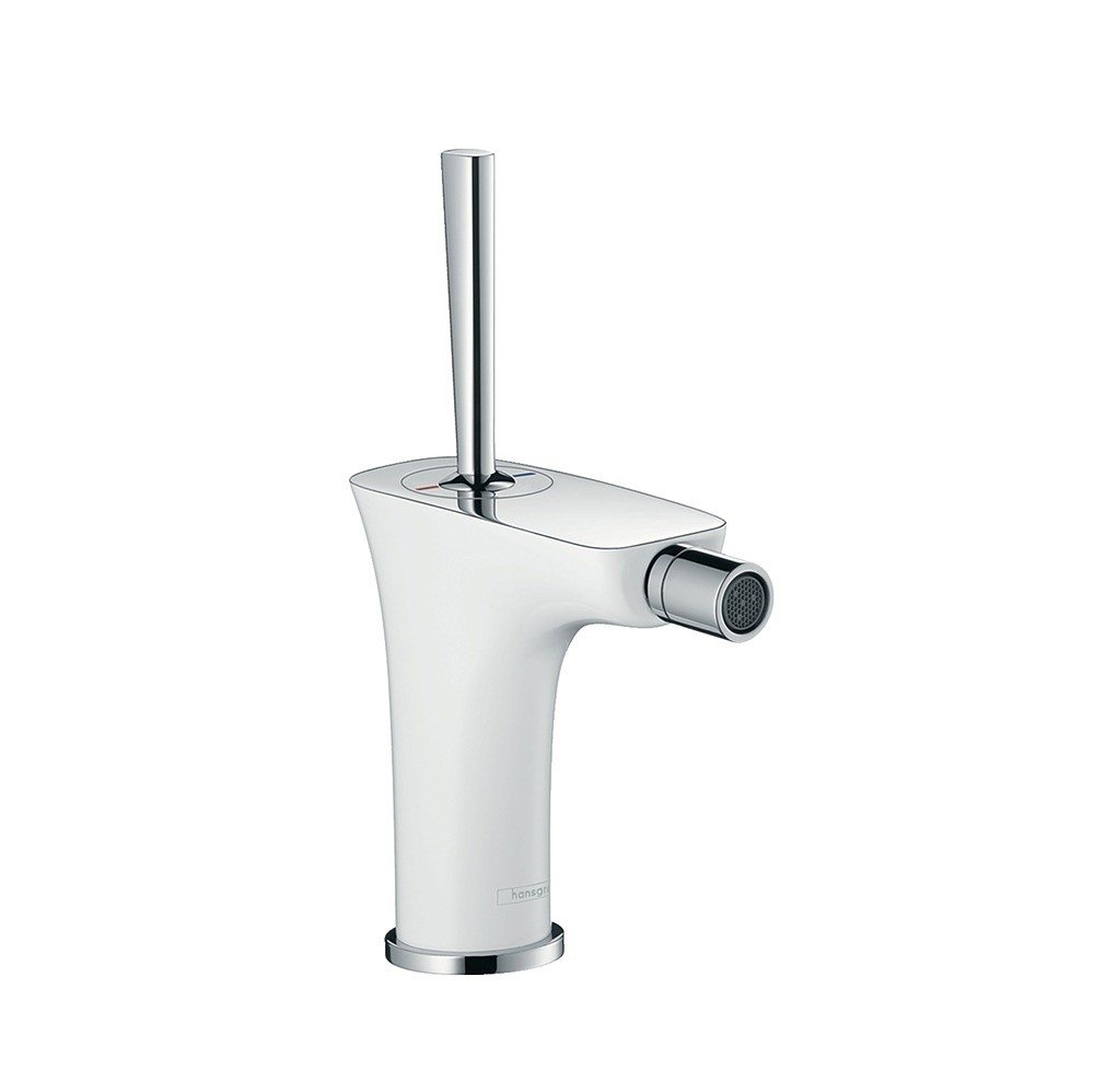Hansgrohe PuraVida 15270400 - Смеситель для биде (белый - хром), в ...