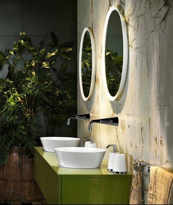Gessi Cono 45901 516 Раковина накладная (белый), в магазине сантехники ...