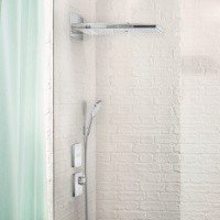 Верхний душ 24001400 Hansgrohe Rainmaker Select 580 (белый, хром ...